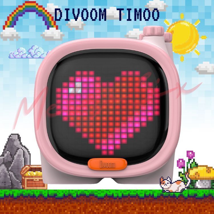 Divoom | Divoom TIMOO 像素藍牙喇叭 - 粉紅色 #香港行貨 | HKTVmall 香港最大網購平台