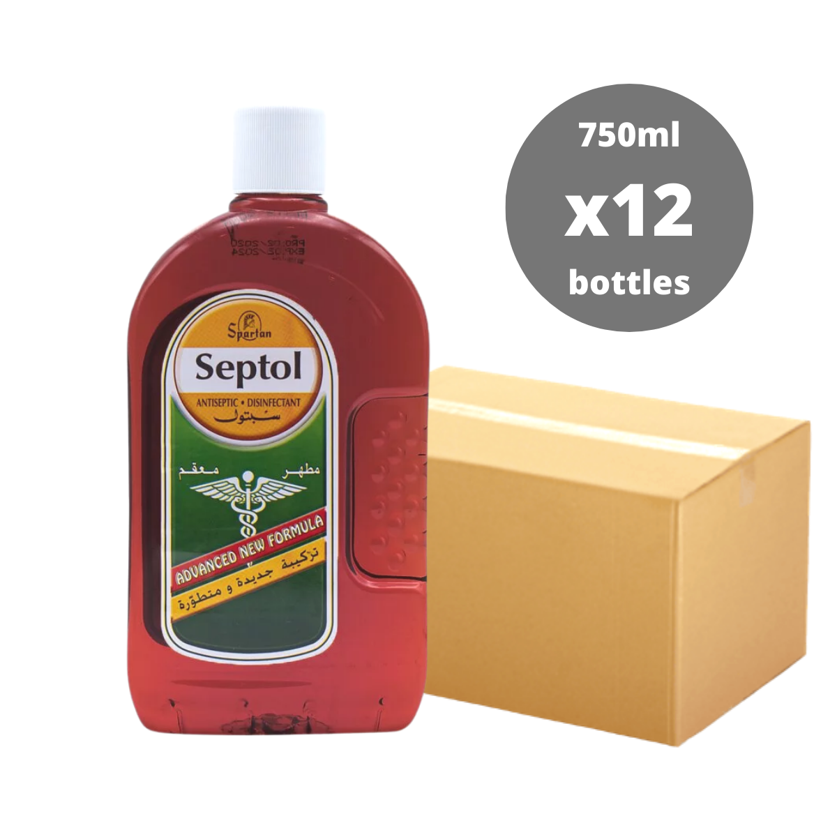 Spartan | [Full Box] Septol Antiseptic Disinfectant, 750ml x 12 ...
