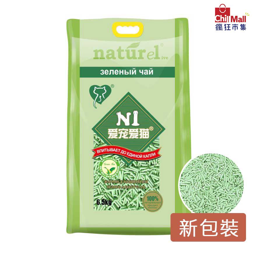 N1 | N1貓砂 2.0 幼身版天然玉米豆腐貓砂 綠茶味 17.5L / 6.5kg(平行進口) 7010611 | HKTVmall 香港最大網購平台