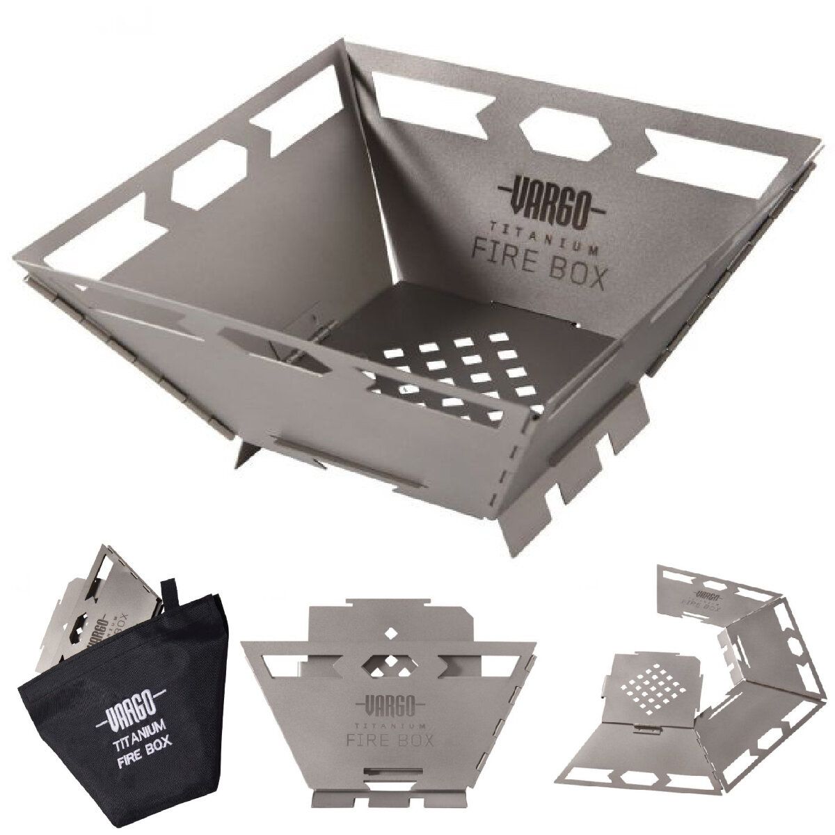 VARGO | 折疊式全鈦金屬燒烤爐 Titanium Fire Box | HKTVmall 香港最大網購平台