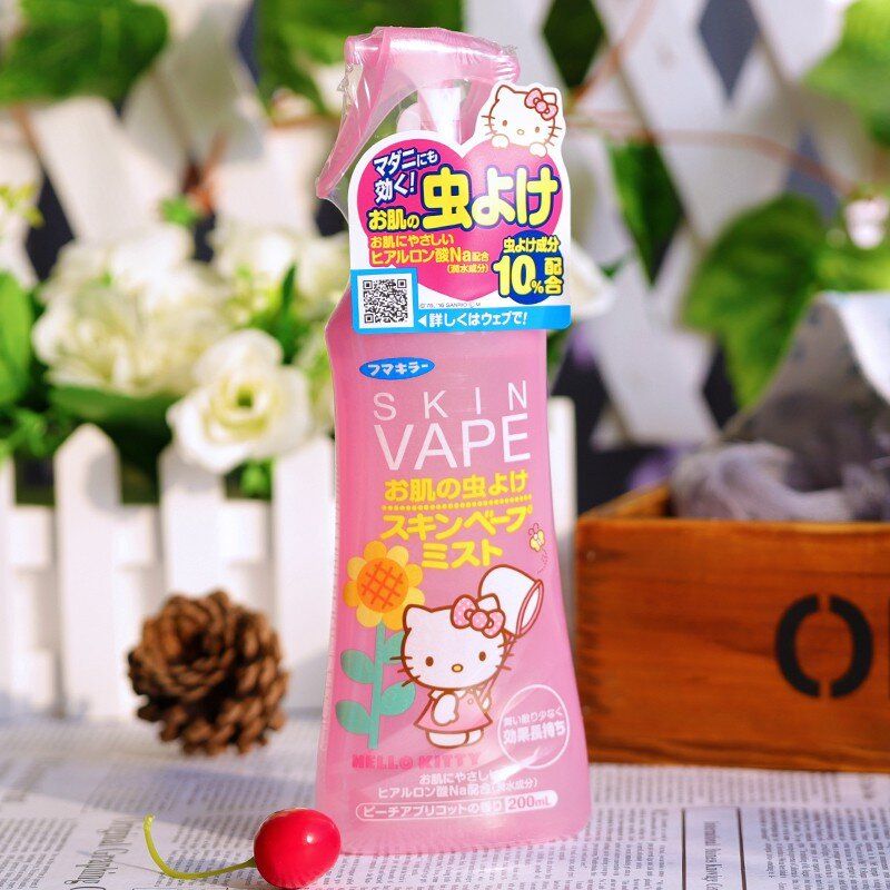 象球牌 | Fumakilla Skin Vape 驅蚊噴霧 200ml Hello Kitty (蜜桃味) - 平行進口 ...