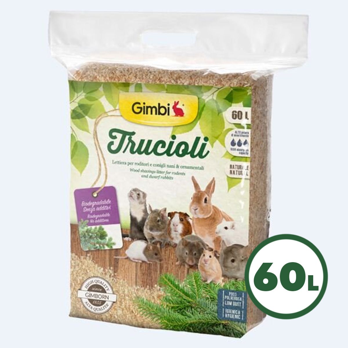 GIMBI | GIMBORN WOOD LITTER 4KG 60L | HKTVmall The Largest HK Shopping ...