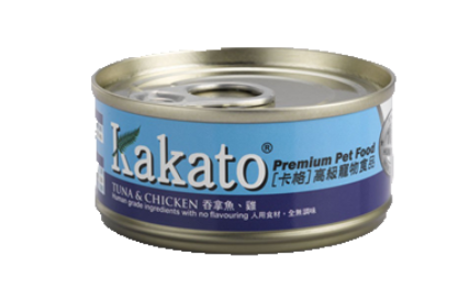 KAKATO | Kakato 卡格 吞拿魚 雞 kakato Tuna & Chicken 貓狗罐頭 170g | HKTVmall The Largest HK Shopping Platform