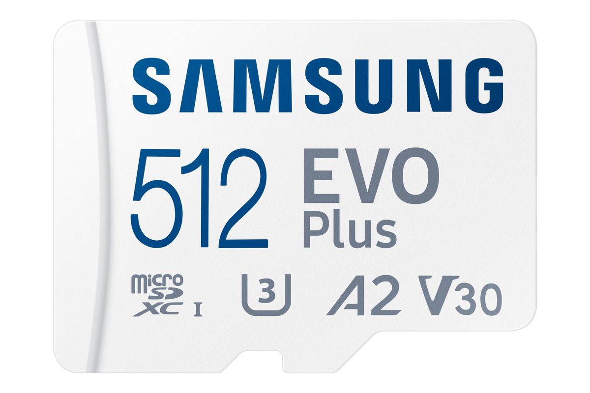 三星 | 512GB EVO plus microSD XC 記憶卡 支援 U3, Class 10 速度等級, 高達 130MB/s 的可靠 ...