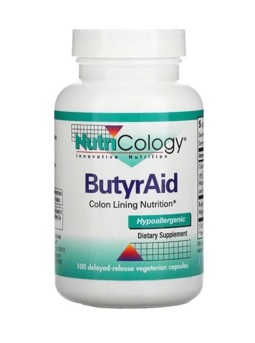 NutriCology | ButyraGen 丁酸鹽200毫克 (專利復合配方)，100粒膠囊(緩釋配方) (參考日期：06/2026 ...