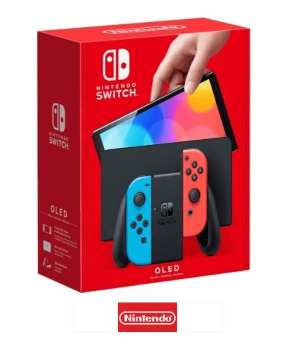 任天堂 | 任天堂 Switch OLED主機 (紅/藍色)- 送贈品 | HKTVmall 香港最大網購平台
