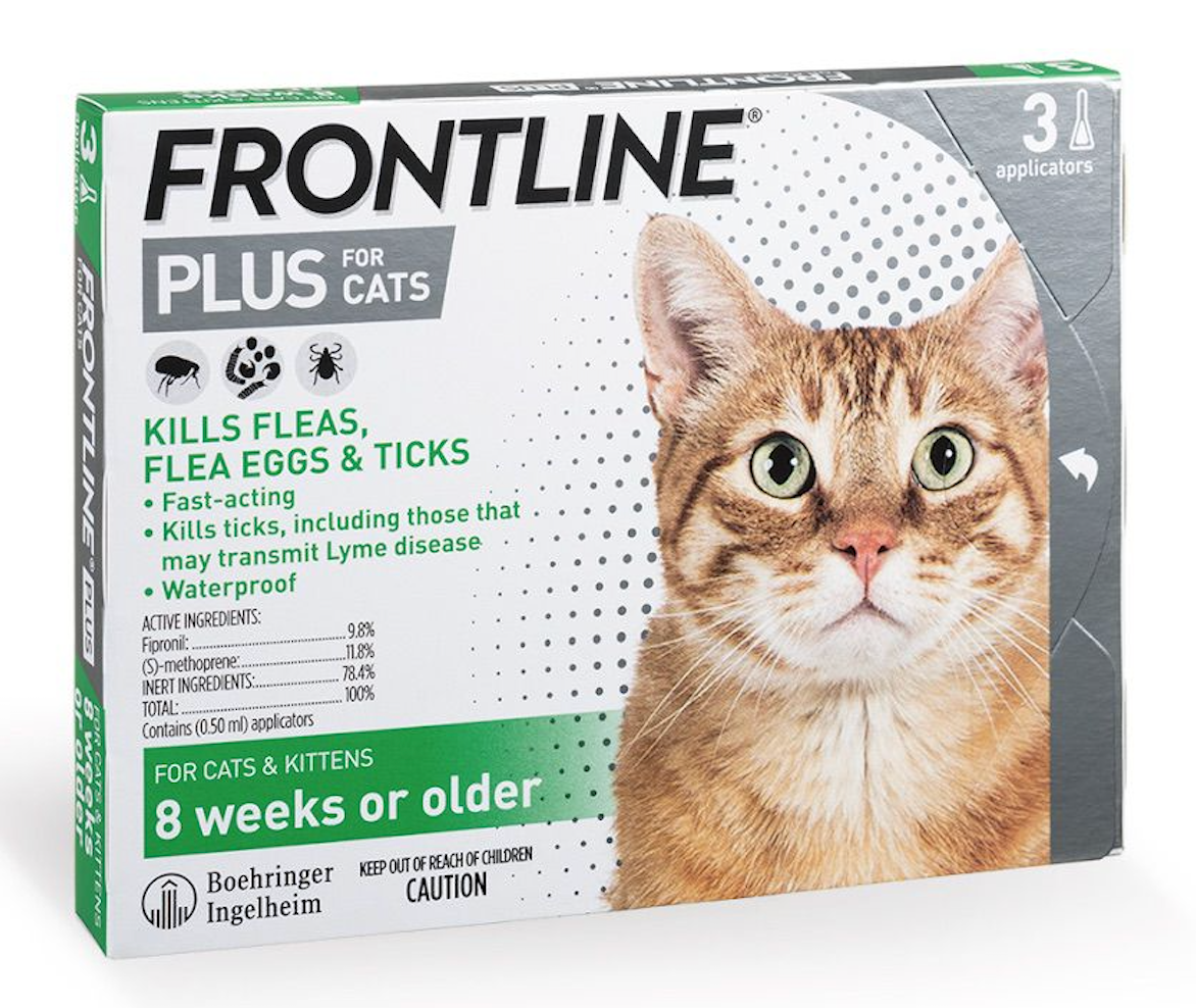 FRONTLINE | [行貨] Frontline Plus for Cats Kills Fleas, Flea Eggs & Ticks ...