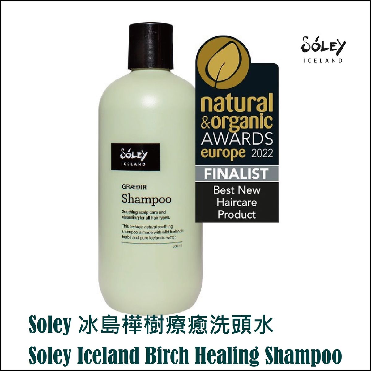 Soley Organics | Iceland Birch Healing Shampoo (Suitable for Eczema ...