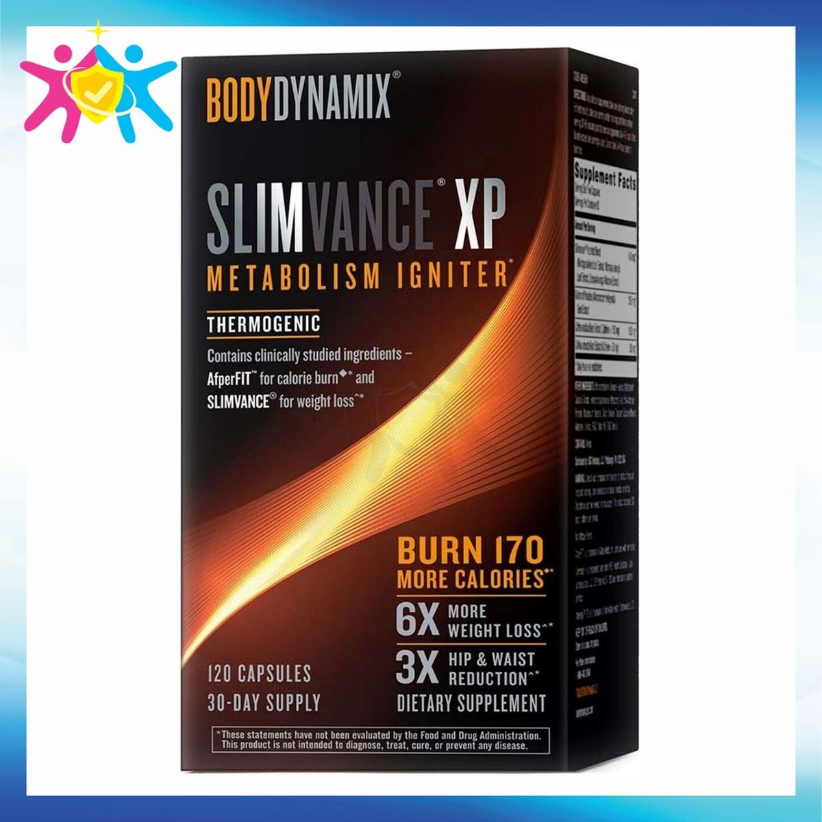 GNC | BodyDynamix® SLIMVANCE® XP 倍纖升級版 120 粒 [平行進口] 此日期前最佳:2024年12月31日 ...