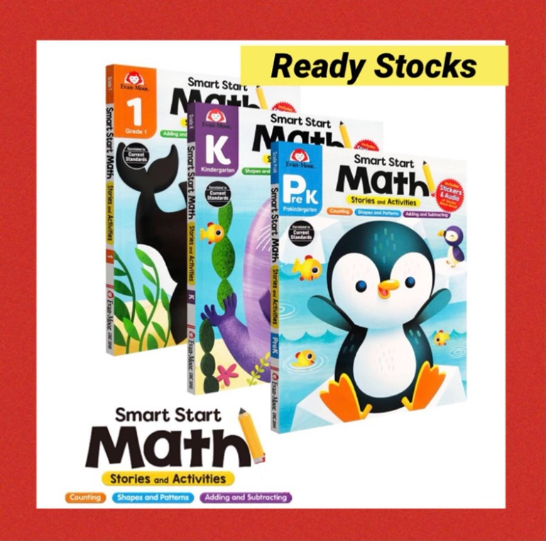 Evan-Moor | Smart Start Math - grade K | 尺碼 : K2 | HKTVmall 香港最大網購平台