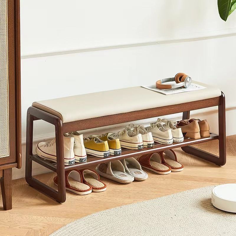 全城熱賣 | Solid wood shoe changing stool, household shoe wearing stool ...