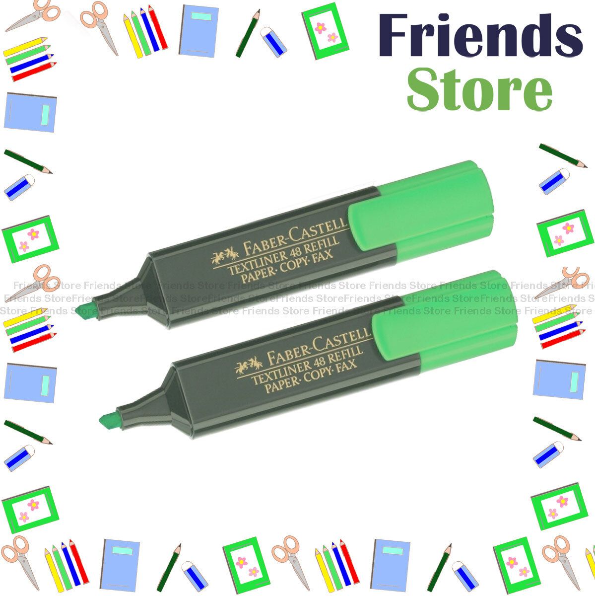 FABER CASTELL | Textliner (Green) x2pcs | HKTVmall The Largest HK ...