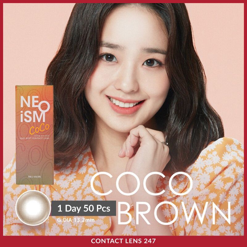 NEOISM | Neoism 1 Day Coco Brown 每日即棄隱形眼鏡50片 [平行進口] | 度數 : 0.00 ...