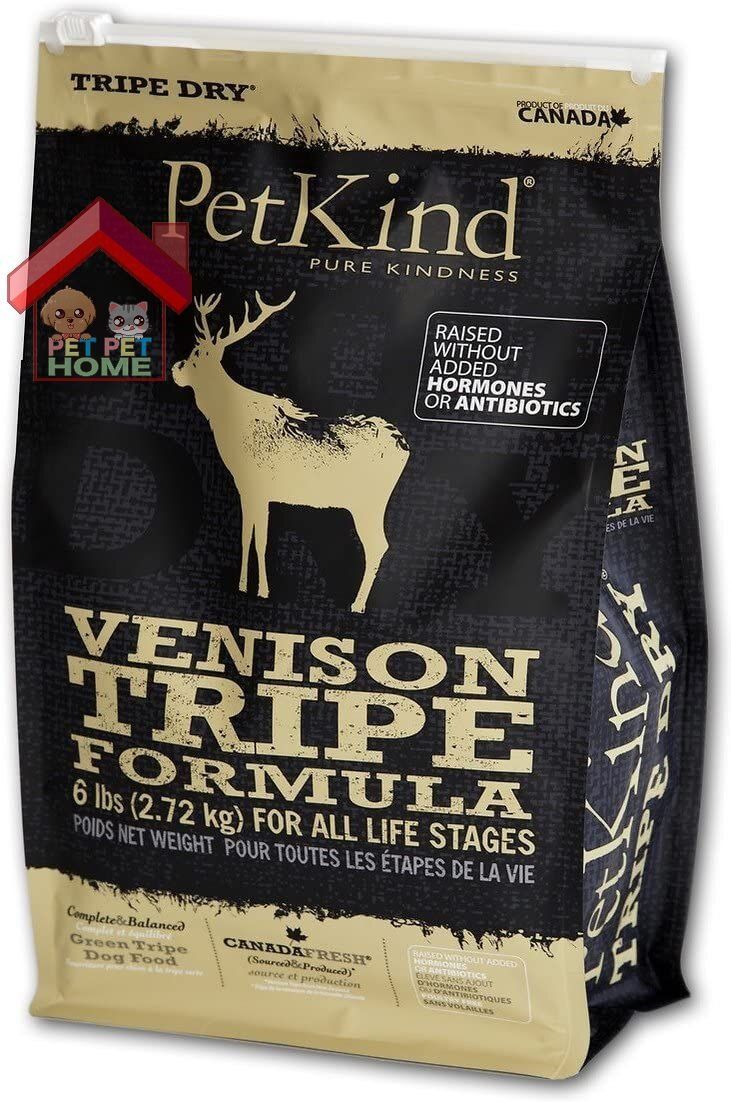 PetKind | Venison Tripe 無穀物 鹿及牛草胃 配方狗糧 25lb (金邊黑) | HKTVmall 香港最大網購平台