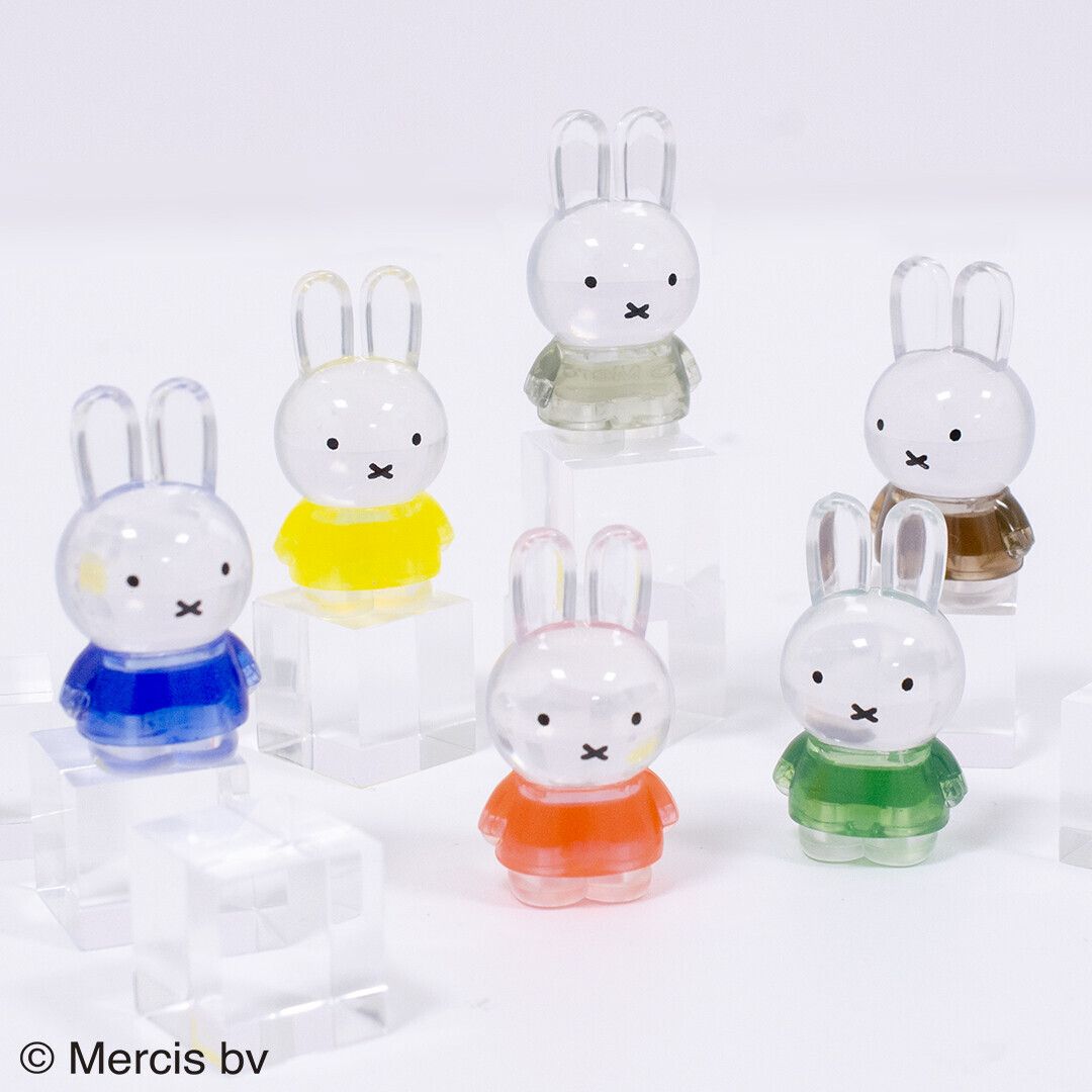Miffy | 日本 Miffy 迷你公仔擺件 一套六個 吉祥物公仔 (透明原色) 平行進口 | HKTVmall 香港最大網購平台