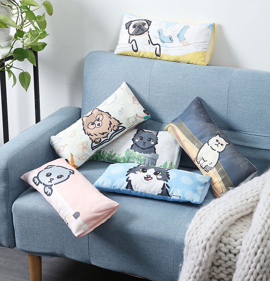 EcoPawz | Mini Rectangular Pillow ~Trash black meow | HKTVmall The ...