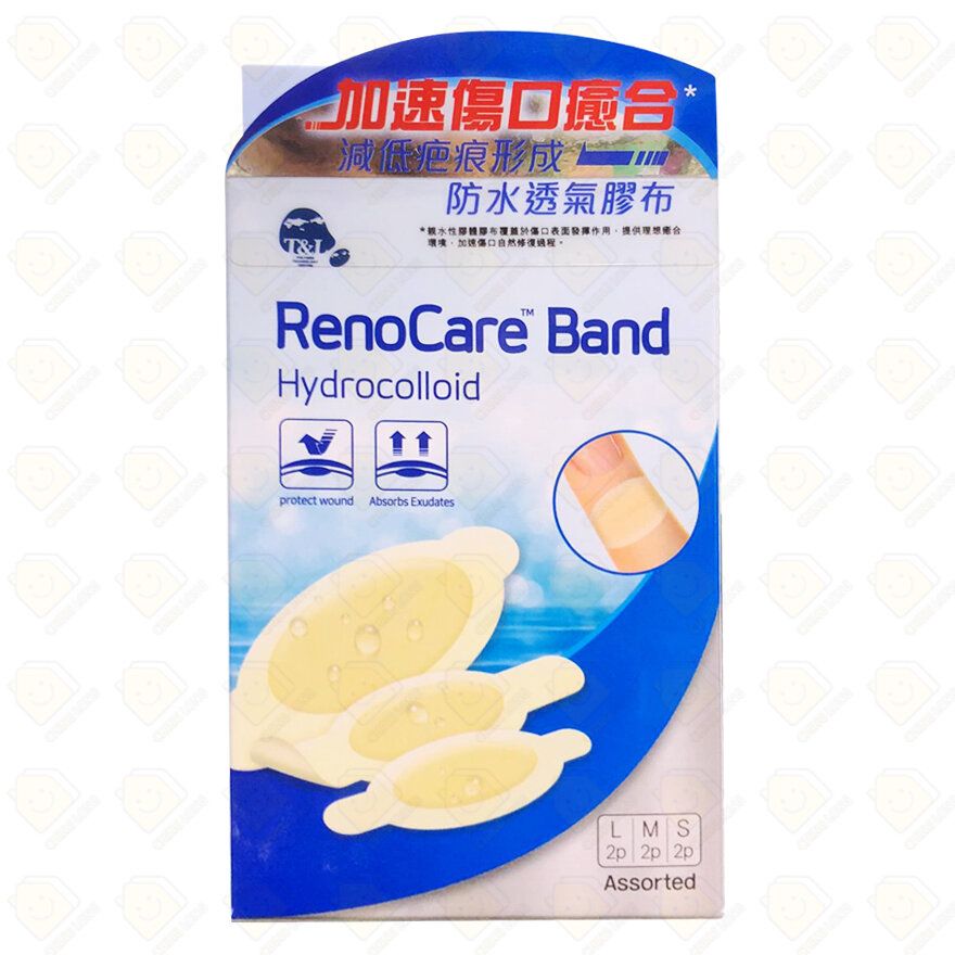 Renocare | RENOCARE BAND 防水透氣膠布 6片 [加速傷口癒合] (8800048000527) | HKTVmall ...