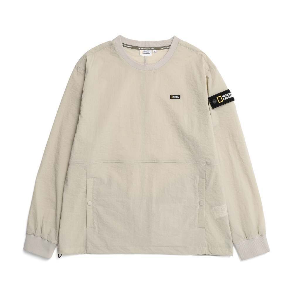 National Geographic | 男女同款DIMMER 梭織運動衛衣 - 米色 | 顏色 : 杏 | 尺碼 : 90 ...