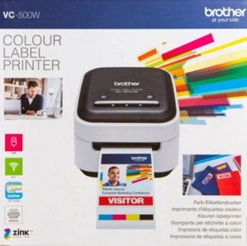 BROTHER | Brother VC500W 彩色標籤機 Zink 彩色無線打印標籤機 Color Label Printer (VC ...