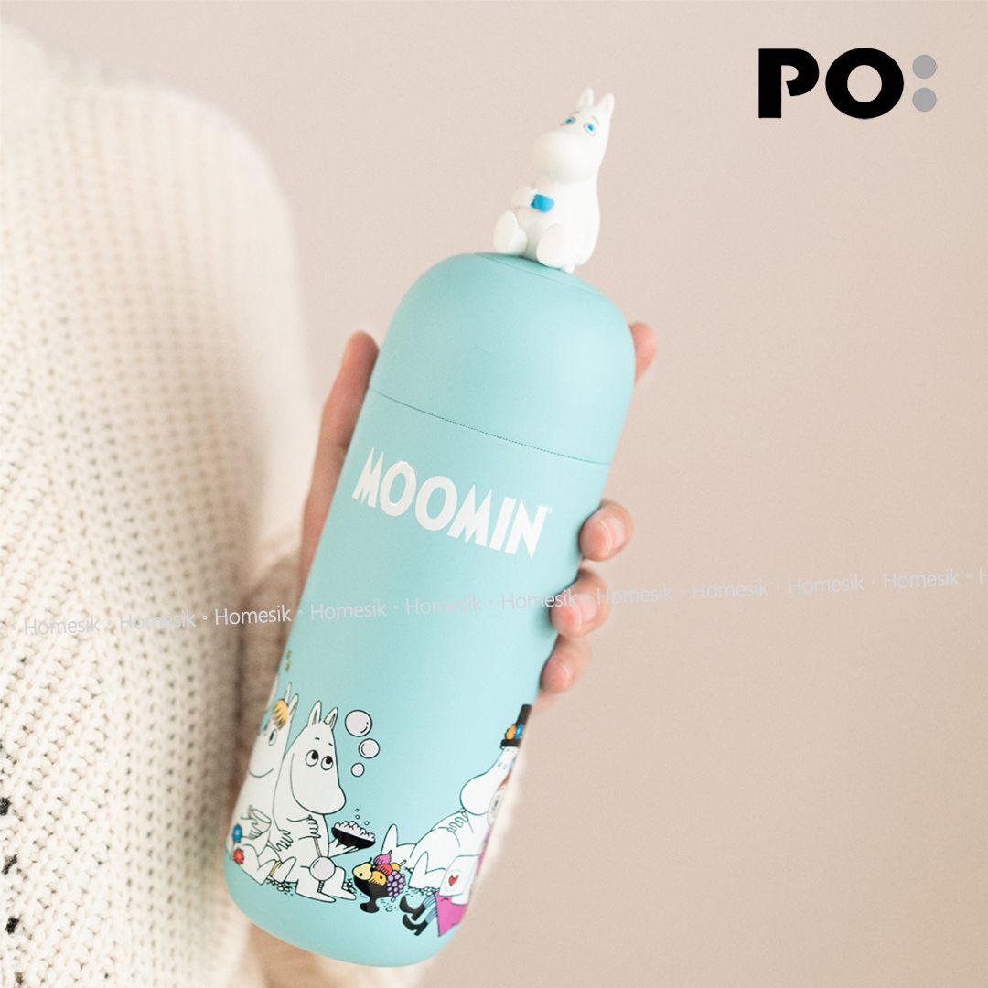 PO: | Moomin 姆明膠囊保溫杯(粉藍) 360ml 15182 | HKTVmall 香港最大網購平台