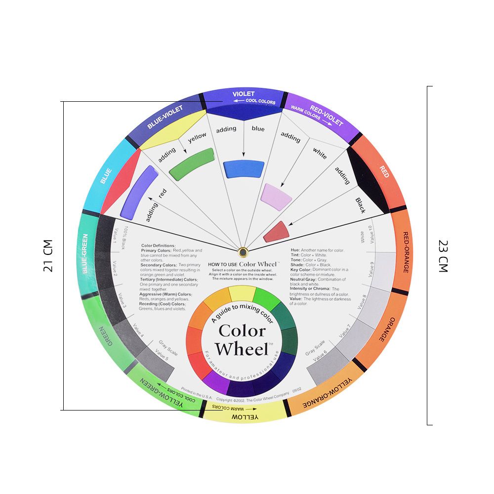 屯京 | Color matching color wheel, basic color spectrum, color wheel card ...
