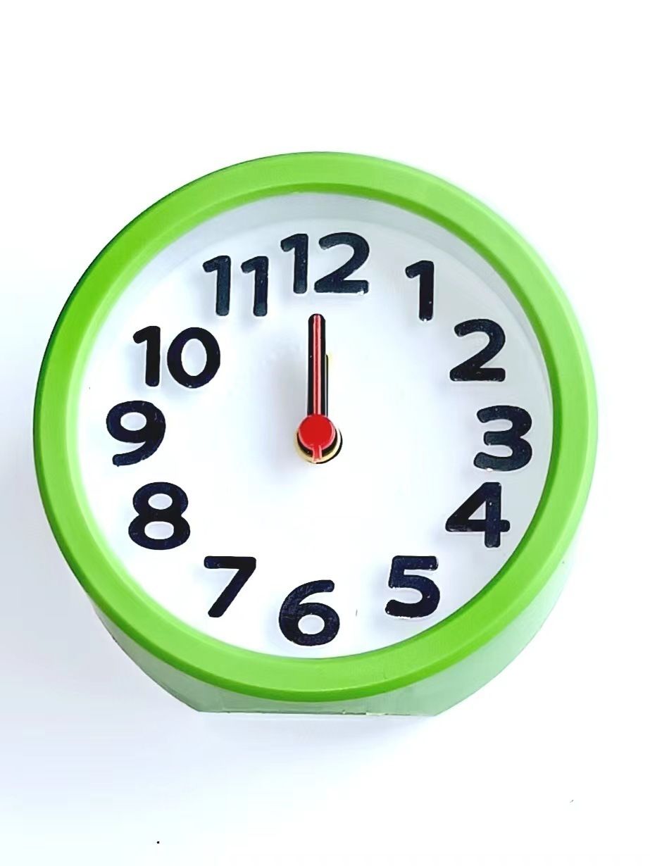 全城熱賣 | [Green-round] Simple and practical round electronic clock ≈9.3CM ...