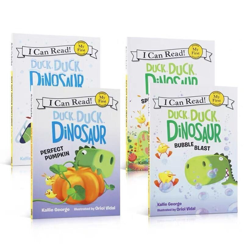 I CAN READ | I can read : Duck Duck Dinosaur ( 4本） 初級閱讀｜Bedtime Story ...