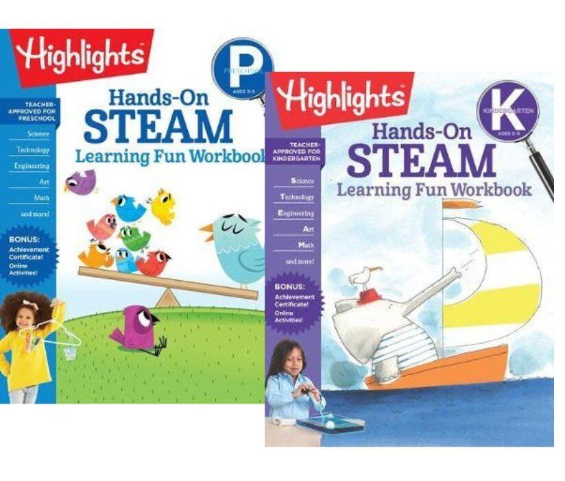 Highlights | Hands-On STEAM Learning Fun 2 Workbooks (Preschool ...