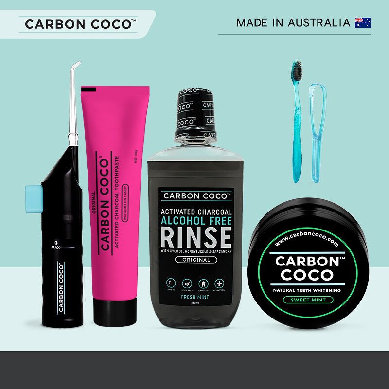 CARBON COCO | Natural Teeth Whitening(Sweet Mint)+Watermelon Toothpaste ...