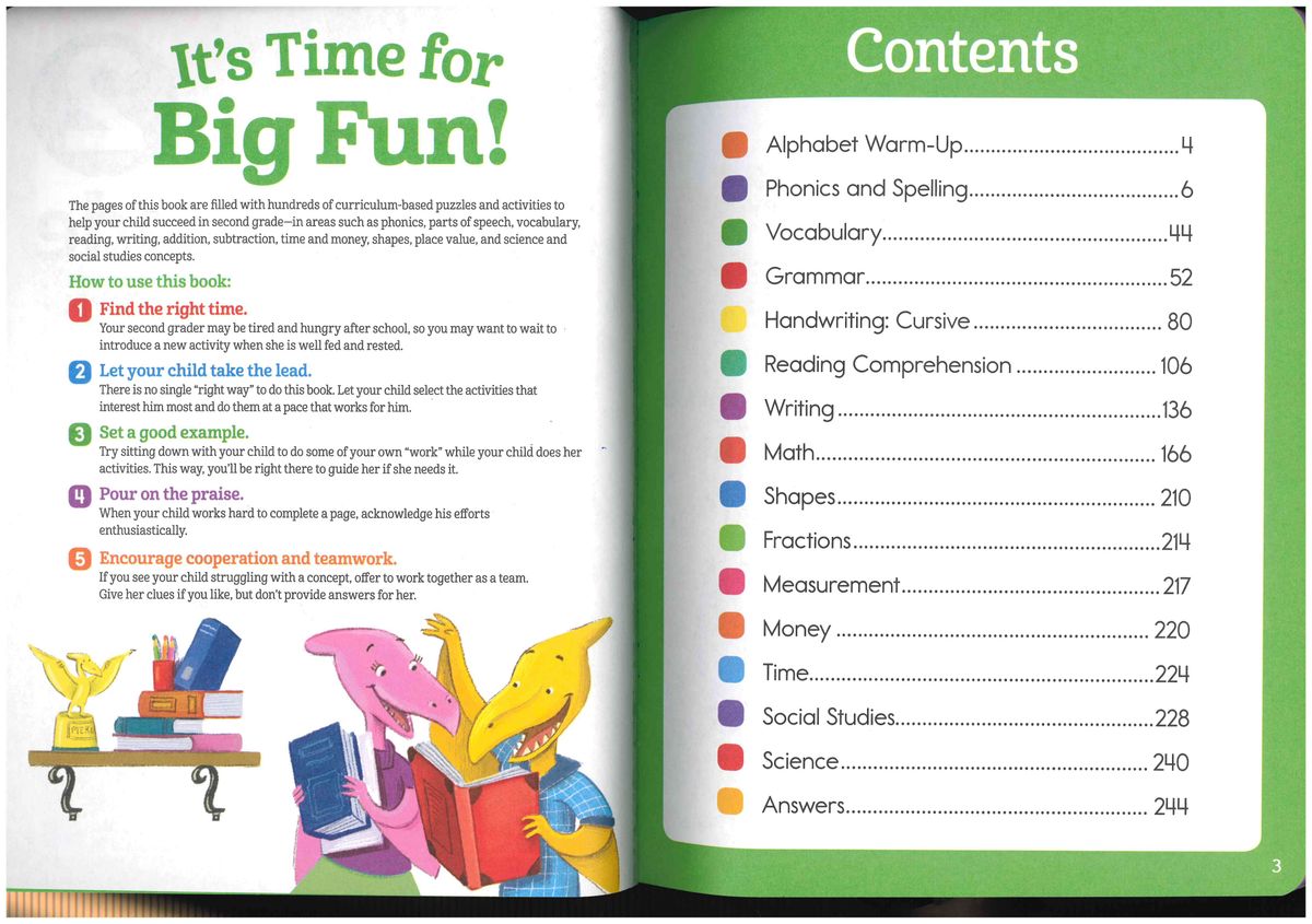 Highlights | Highlight Second Grade Big Fun Workbook (Grade 2 for Ages ...