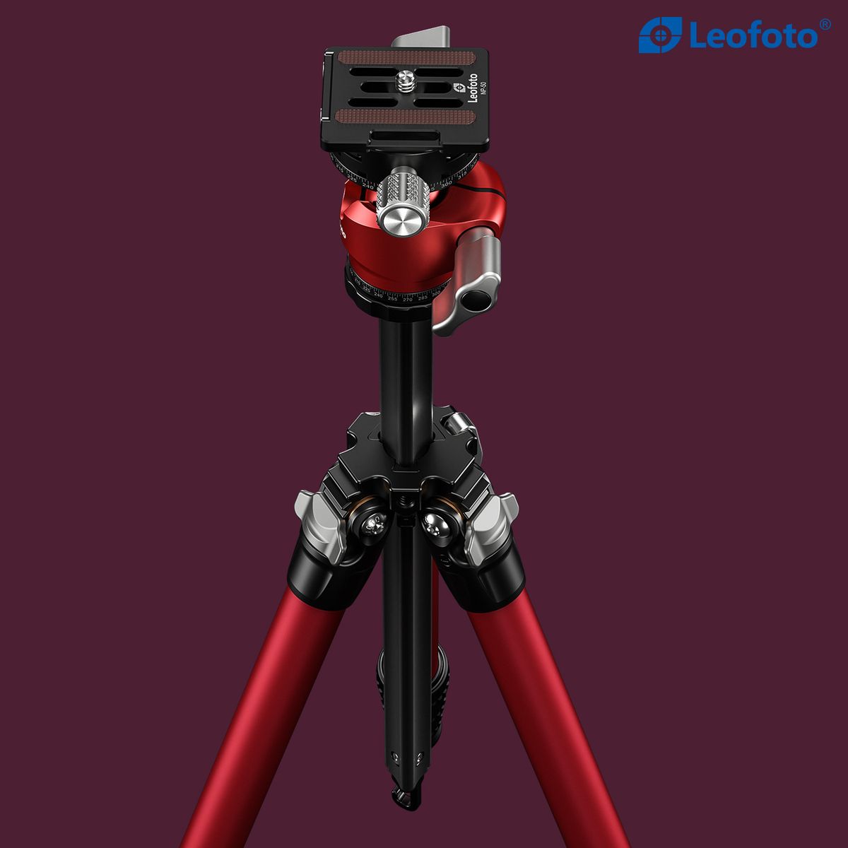 Leofoto | LEOFOTO LY-224C+LH-25R (RED) | HKTVmall 香港最大網購平台