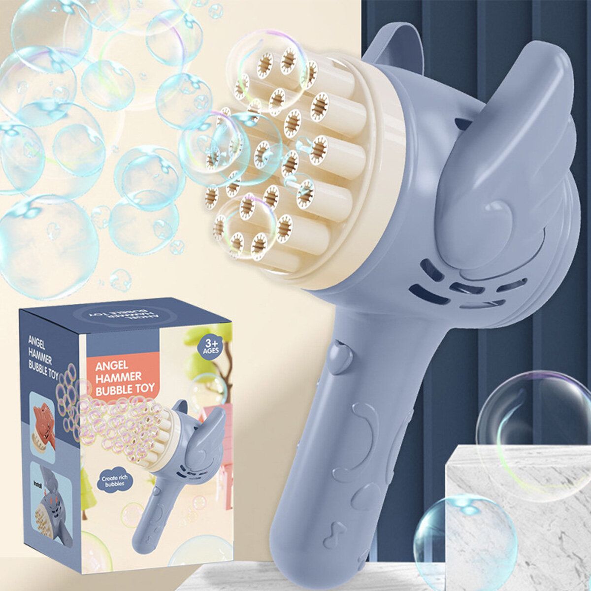 HAKURYU | KIDS Summer Outdoor Electric Bubble Machine/Bubble Stick ...