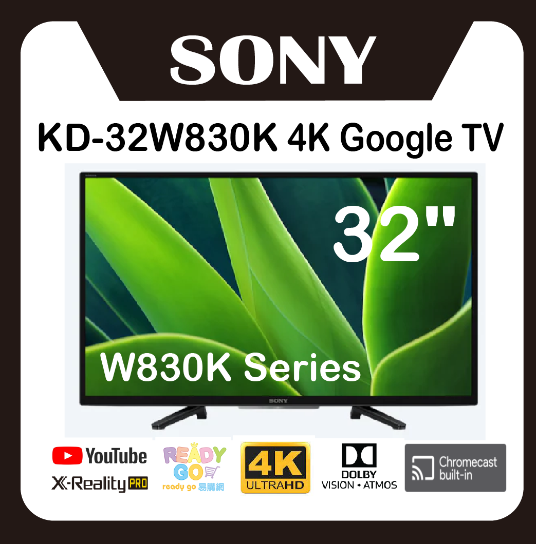SONY | KD-32W830K 32 高清智能電視 Google Play store android tv | HKTVmall 香港最 ...