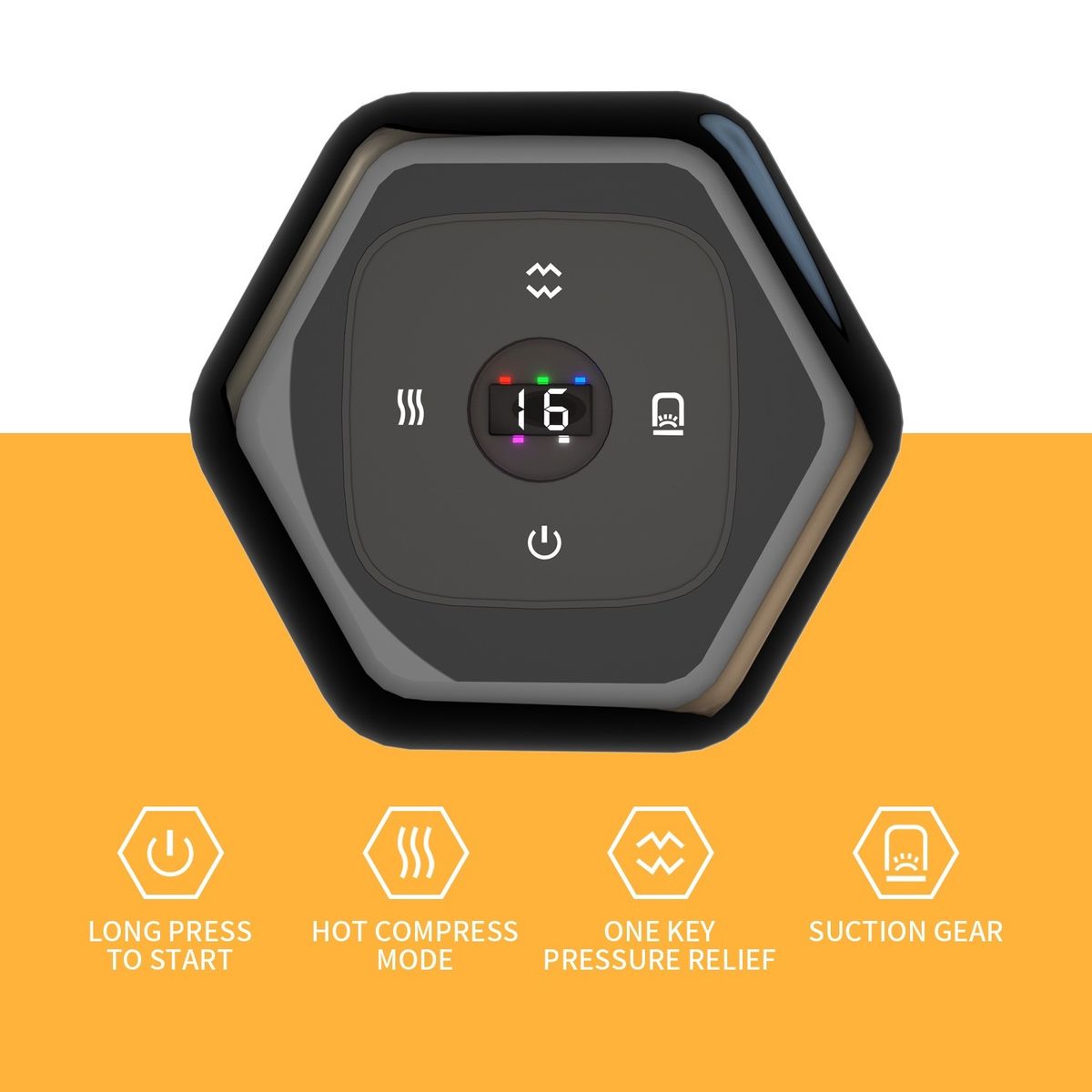 Micro Sun | Micro sun - USB充電拔罐（熱敷功能）(Color : Gold) | HKTVmall 香港最大網購平台