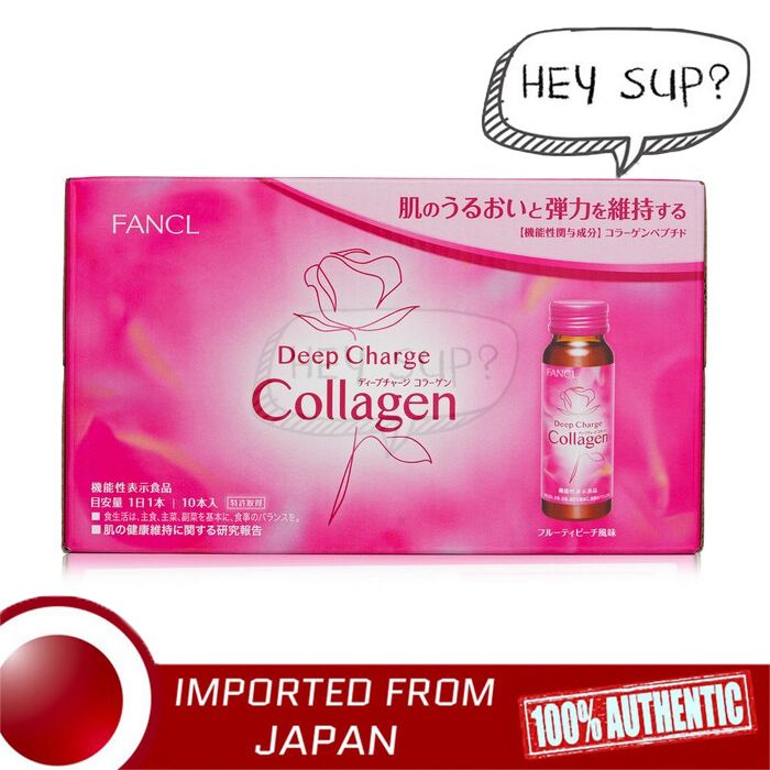 FANCL | HTC Deep Charge Collagen Drink 三肽美肌膠原蛋白飲 10枝/ 10日份 (新版 ...