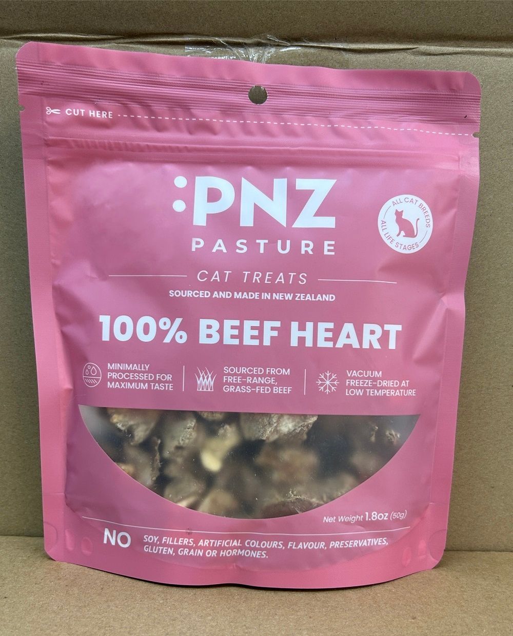 PNZ PASTURE | 牧場滋味100%凍乾牛心貓用零食-50g 平行進口 | HKTVmall 香港最大網購平台