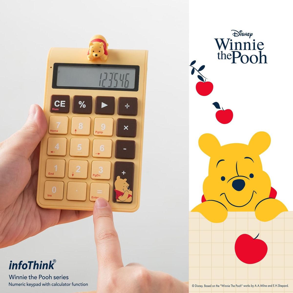 InfoThink | Winnie The Pooh Series Num Pad Keyboard Calculator ...