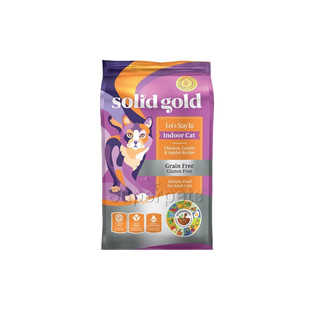 Solid Gold | 素力高 無穀物(室內)全貓糧 - 雞肉 3lb | HKTVmall 香港最大網購平台