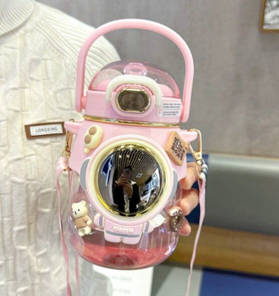 DDS | 宇航員小肚杯【粉色830ml+3D貼紙】#N240_004_002 | HKTVmall 香港最大網購平台