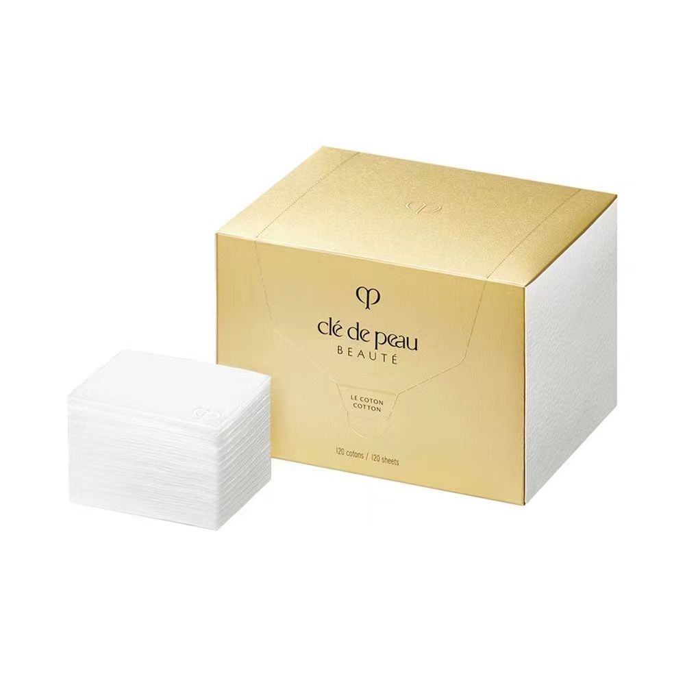 Clé de Peau Beauté | CPB CDP COTTON 化粧棉 120 片（156586） 已做妥善包裝，運輸途中如有輕微壓盒 ...