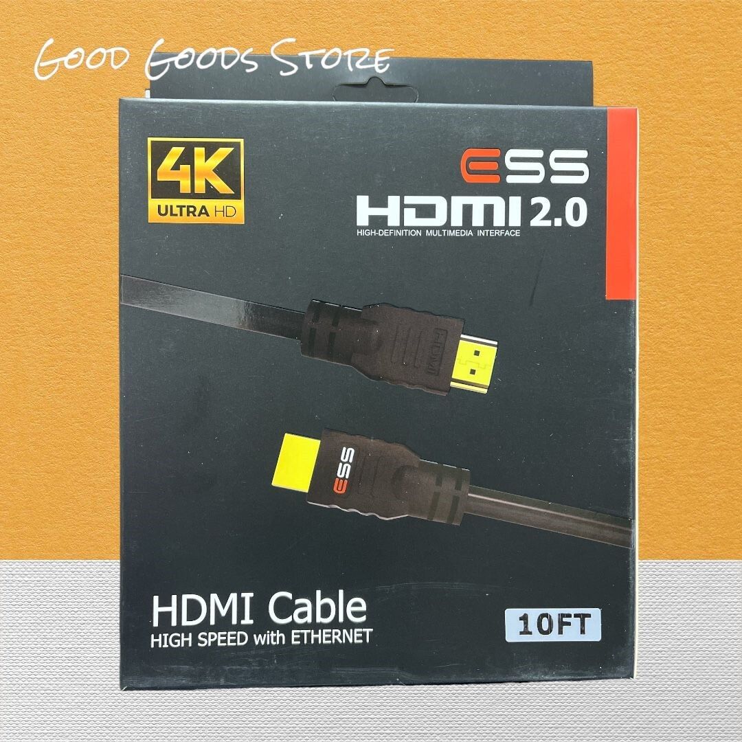ESS | HDMI 4K V2.0 高速線 10FT | HKTVmall 香港最大網購平台