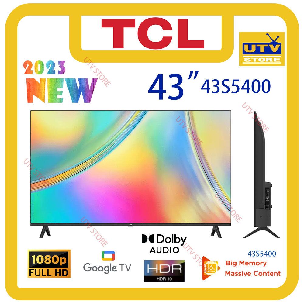 TCL | 43S5400 43吋 全高清谷歌智能電視 S5400 Google TV | 屏幕尺寸 : 43吋 | HKTVmall 香港最大網購平台