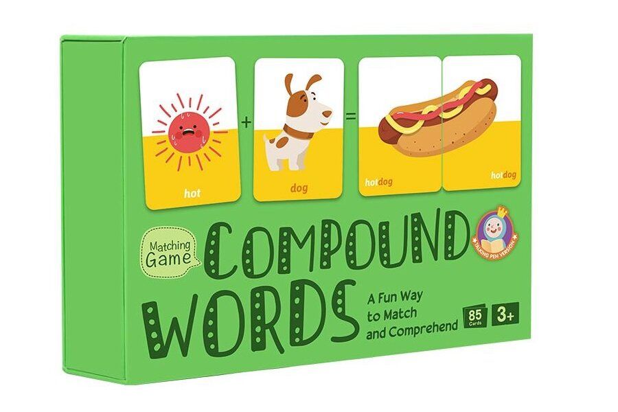Saalin | 複合詞配對遊戲卡Compound Words Matching Game【點讀版】 | HKTVmall 香港最大網購平台