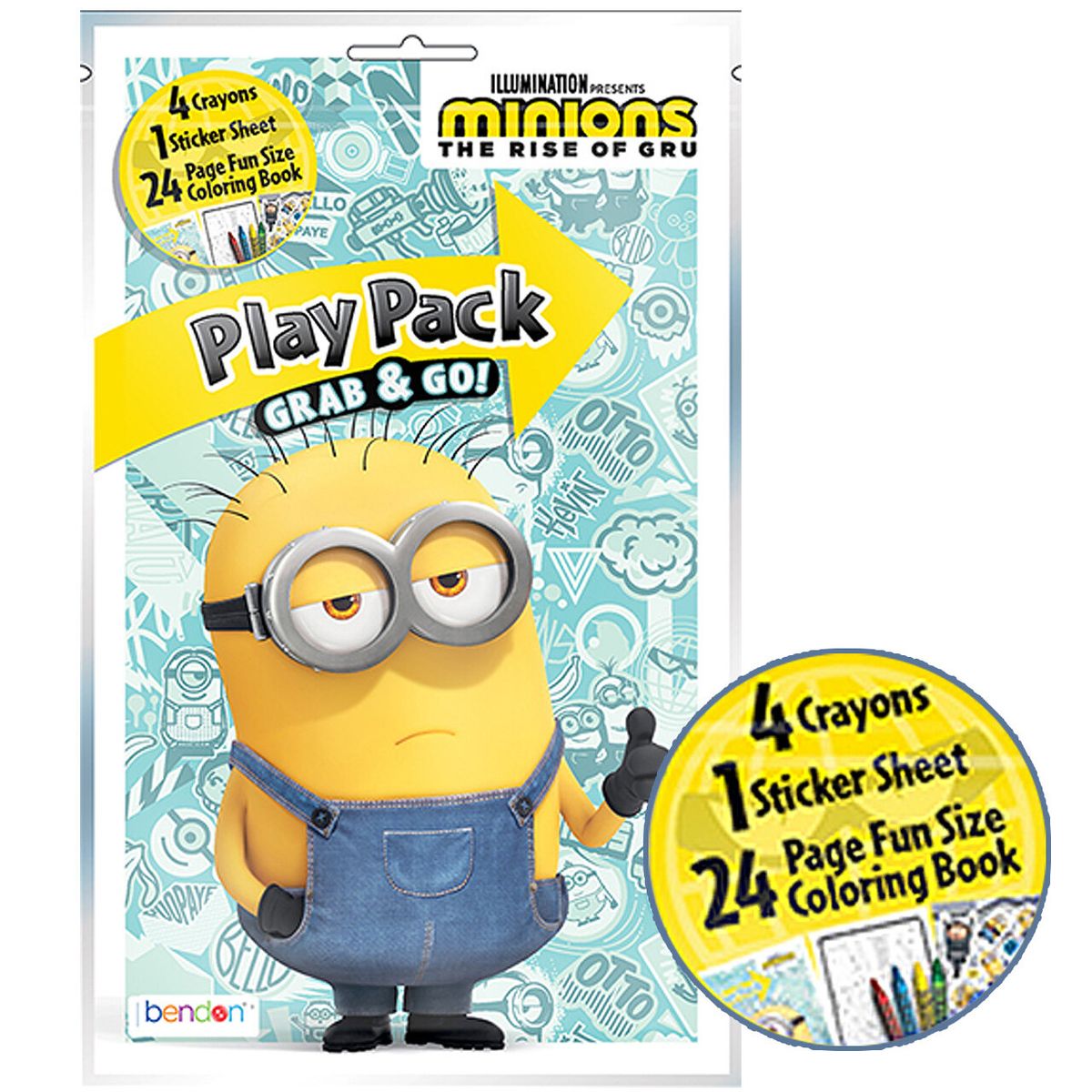 bendon | Despicable Me Minions 派對填色套裝 (平行進口) | HKTVmall 香港最大網購平台