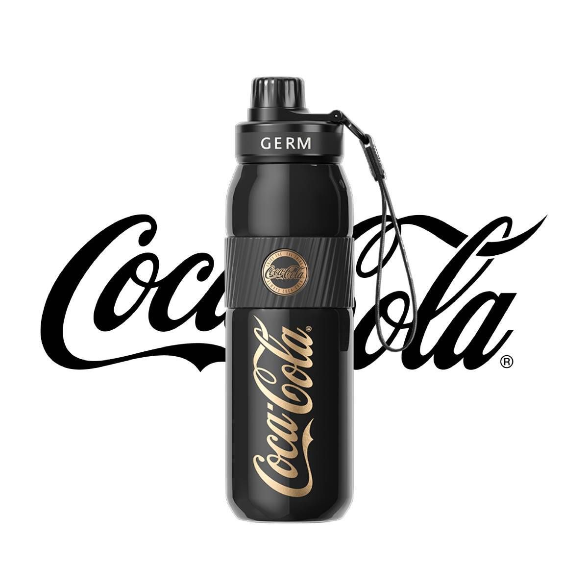 GERM | GERM可口可樂聯名款元氣運動保溫水樽(暮黑) | 顏色 : 深黑色 | HKTVmall 香港最大網購平台