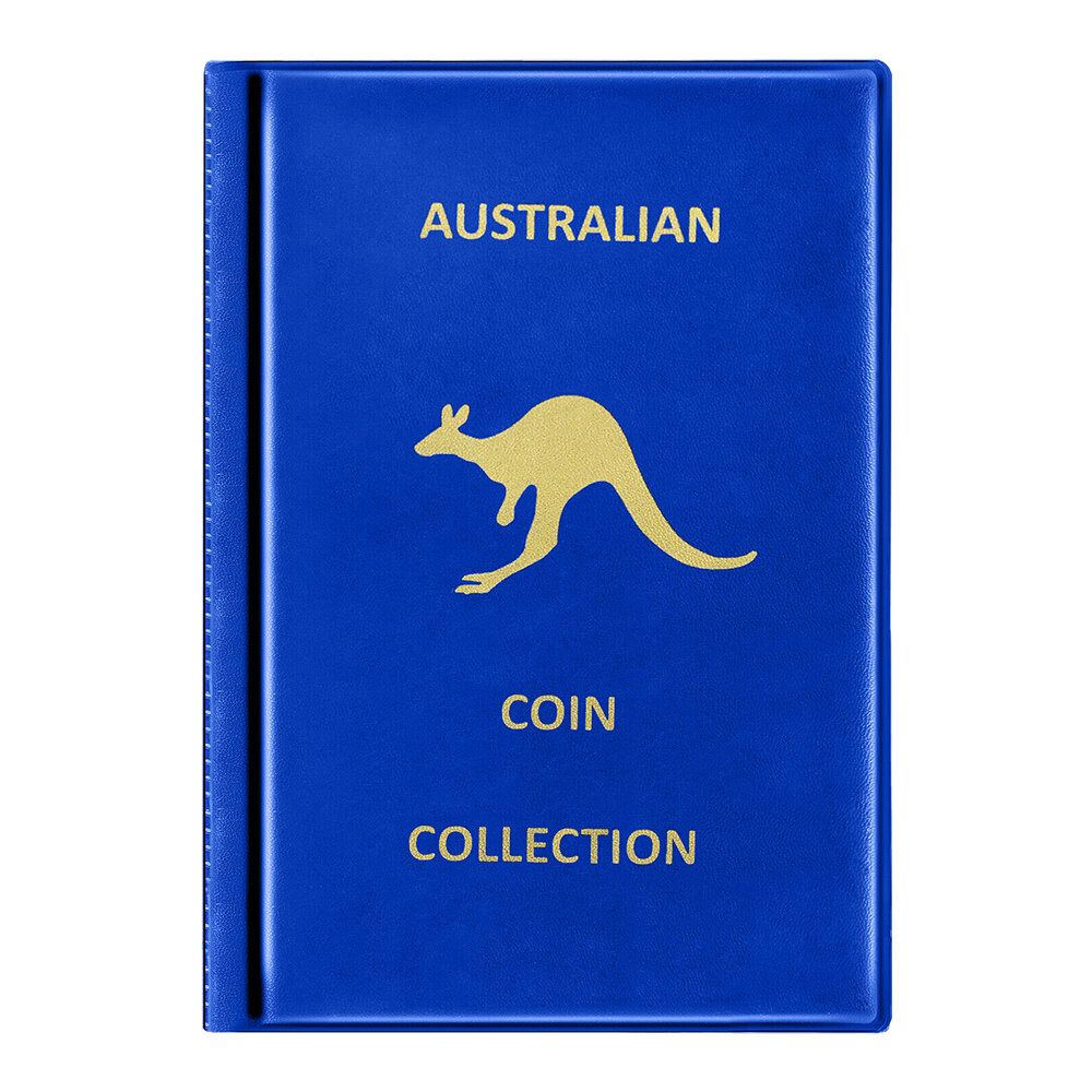 屯京 | [Blue] 240 grid kangaroo coin collection book coin book [parallel ...