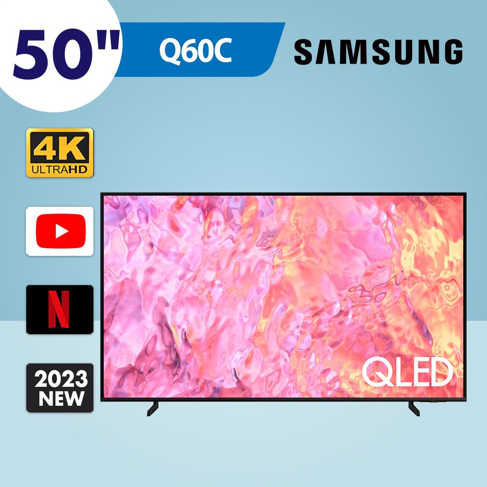 Samsung | 50 QLED 4K Q60C 智能電視 QA50Q60CAJXZK 50Q60C | HKTVmall 香港最大網購平台