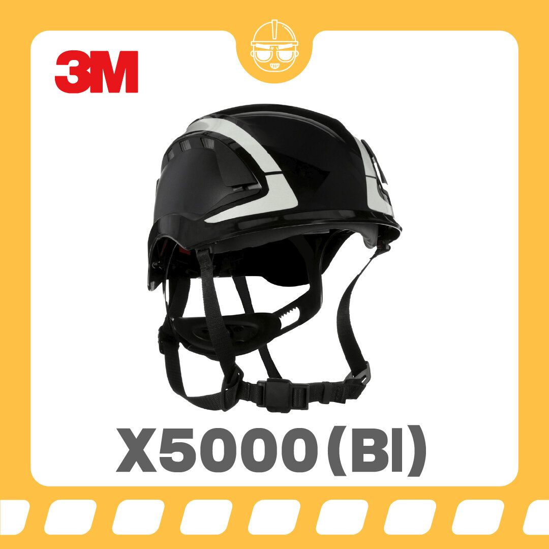 3M | 3M™ SECUREFIT™ X5000系列 透氣安全帽 (工業安全/高空工作/ 攀爬適用) 黑色 | HKTVmall 香港最大網購平台