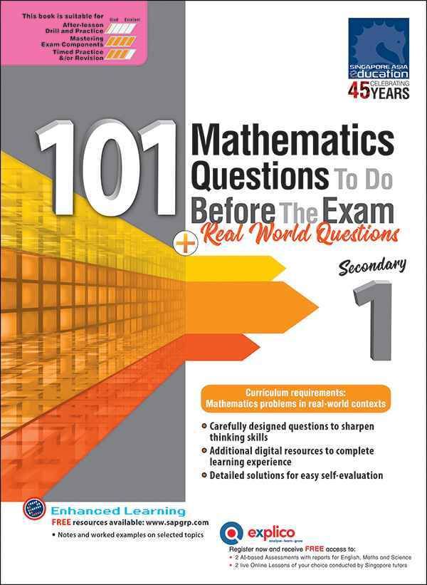 SAP | 101 Mathematics Questions To Do Before The Exam + Real World ...