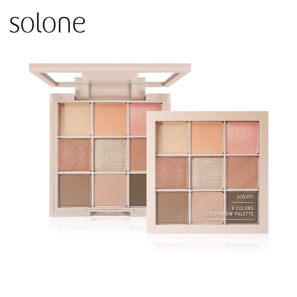 Solone | 【新品】玩美定格九宮格眼影盤/杏甜邂逅 | HKTVmall 香港最大網購平台
